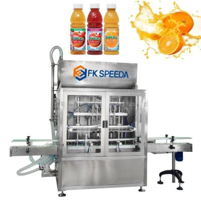 China FKF-H Automatic Viscous Liquid Filling Machine 100-5000ml 2-12 Heads for sale