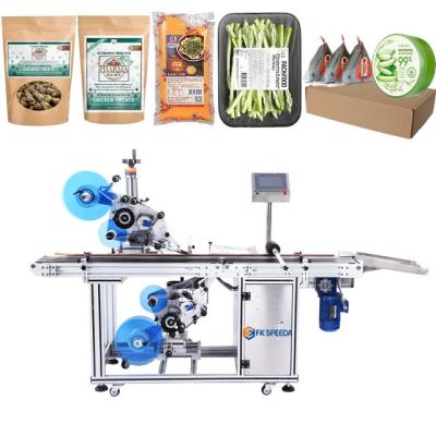 China Fineco FK814 Automatic Top and Bottom Labeling Machine 40-400mm 220V for sale