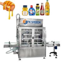 China Automatic Piston Filling Machine FKF-H for Viscous Liquids 100-5000ml 220V for sale