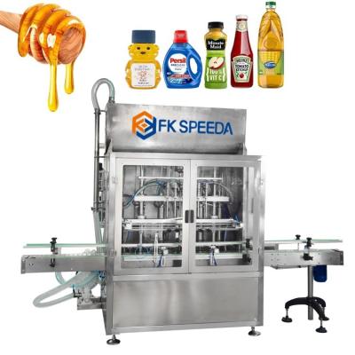 China Automatic Piston Filling Machine FKF-H for Viscous Liquids 100-5000ml 220V for sale