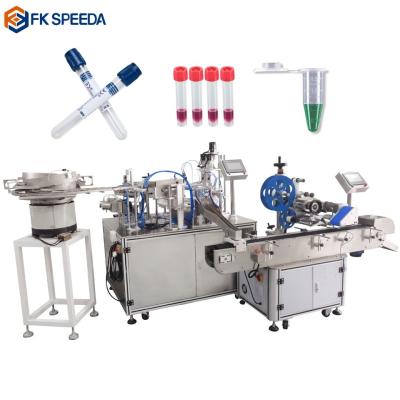 China FK-801 Automatic Reagent Test Tube Filling Machine 2500-3000 BPH for Vacuum Blood Collection Tubes for sale