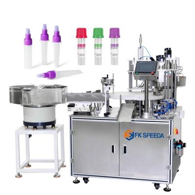China Automatic Nucleic Acid Detection Reagent Filling Line 1-100ml 2500-3000 BPH 220V for Plastic Ampoules for sale