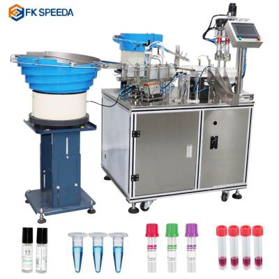China FK-801 Automatic Rotary Liquid Filling Machine 220V 2.4KW for Glass Bottles Test Tubes for sale
