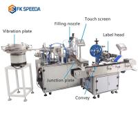 China Peristaltic Pump Liquid Filling Machine 2500-3000 BPH for Essential Oil Bottles and Reagent Tubes for sale