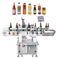 China FK805 Round Bottle Labeling Machine With Date Coder For Small Jars 1935mm Length for sale