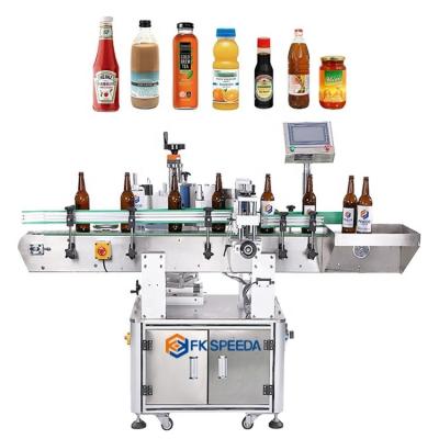 China FK805 Round Bottle Labeling Machine With Date Coder For Small Jars 1935mm Length for sale
