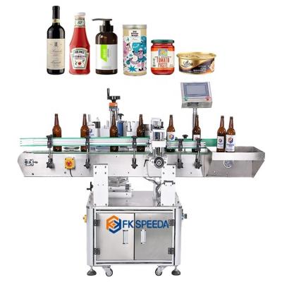 China FK805 Automatic Labelling Machine for Round Bottle and Cans Self Adhesive Orientation for sale