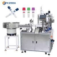 China Automatic Test Tube Filling Capping Labeling Machine 2500-3000 BPH 10-100mm Diameter for sale