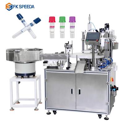 China Automatic Test Tube Filling Capping Labeling Machine 2500-3000 BPH 10-100mm Diameter for sale
