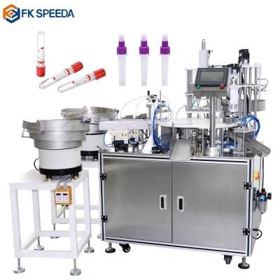 China Automatic Vacutainer Test Tube Filler Liquid Filling Capping Machine 2500-3000 BPH for sale