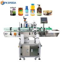 China Automatic 1 mm Labeling Accuracy Round Bottle Labeling Machine for Plastic Sticker for sale