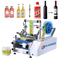 China FK603 Semi-Automatic Desktop Labeling Applicator for Plastic Round Bottles Affordable for sale