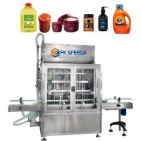 China Automatic Viscous Liquid Filling Machine 100-5000ml 220V for Oil Syrup Cosmetics for sale
