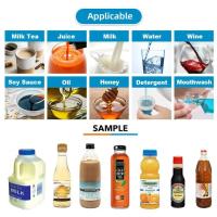China Automatic Rotor Pump Liquid Filling Machine 10-2000ml 304 Stainless Steel for Honey Sauce Oil for sale