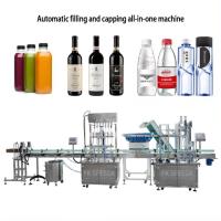 China 6 Head Gravity Filling Machine for Plastic Glass Bottles 1200-1800 BPH 220V for sale