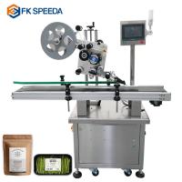 China FK 711 Automatic Speed Precision Header Bag Box Labeling Machine with Electric Drive for sale