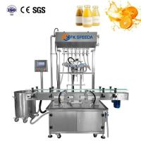China FK-GZH-6 Automatic 6 Head Gravity Filling Machine 1200-1800 BPH 1.2KW 220V for sale
