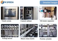 China FK-GZH-6 Automatic 6 Head Gravity Filling Machine 1200-1800 BPH 1.2KW 220V for sale