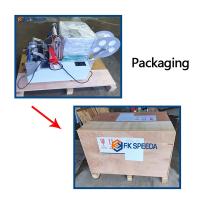 China FK603 Semi-automatic Round Bottle Labeling Machine 15-30pcs/min 120W for Glass PET Bottles for sale