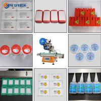 China Desktop Automatic Plane Labeling Machine 220V 50HZ for Square Bottle Bag Flat Surface Labeling for sale