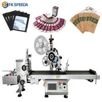 China 220 V Desktop Pouch Card Flat Top Labeling Machine for Sticker Applicator Auto Mylar for sale