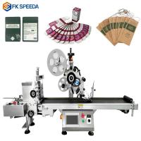 China 1010mm Small Desktop Auto High Speed Card Paper Labels Plastic Bags Paging Flat Labeling Machine for sale