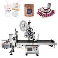 China User-Friendly 40mm Flat Top Surface Labeling Machine for Bag Card and Lid Labeling for sale