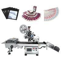 China Automatic Desktop Flat Surface Labeling Machine FK-611 220V 50HZ for Pouch Top Boxes for sale