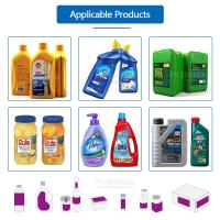 China Tolerance ±0.5mm Semi Automatic Double Sides Labeling Machine for Big Square Bottles for sale