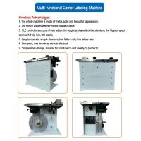 China Semi Automatic Multi-functional Corner Labeling Machine 950W 35-90pcs/min for Daily Chemical Anti-Counterfeiting for sale