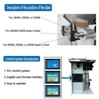 China Semi-Automatic 90 Degree Corner Labeling Machine 950W for Small Cartons Daily Chemical Industry for sale