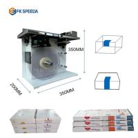 China Semi Automatic 90 Degree Corner Labeling Machine 950W for Box Sealing Anti Tamper Labeling for sale