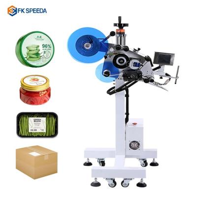 China 220V/Hz FK835 High Speed Automatic Flat Surface Cardboard Box Corner Labeling Machine for sale
