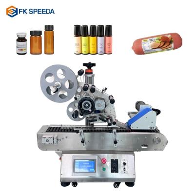 China Desktop Automatic Round Bottle Labeling Machine 220V 820W for Cylindrical Objects for sale