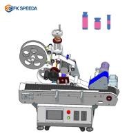 China Desktop Automatic Round Bottle Labeling Machine 220V 820W for Cylindrical Objects for sale