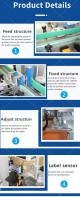 China Automatic Desktop Round Bottle Labeling Machine for Plastic/Glass Wine Bottles and Jars for sale