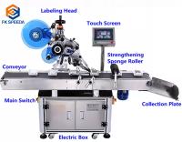 China FK811 Automatic Flat Labeling Machine for 15 mm Carton Flat Bag Labeling Requirements for sale