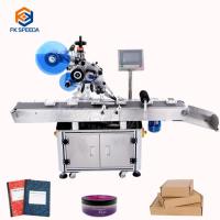 China FK811 Automatic Flat Labeling Machine 400mm Top Labeler for Cosmetic Skincare 220V 40-120pcs/min for sale