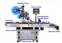 China FK811 Automatic Flat Labeling Machine 400mm Top Labeler for Cosmetic Skincare 220V 40-120pcs/min for sale