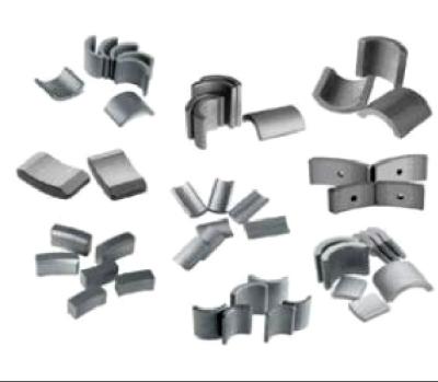 China Automobile Pumps Arc Ferrite Magnets SrO 6Fe2O3 OEM Arc Segment Magnet for sale