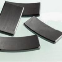China Customized Permanent DC Motor Magnet Sheet Segment Black for sale
