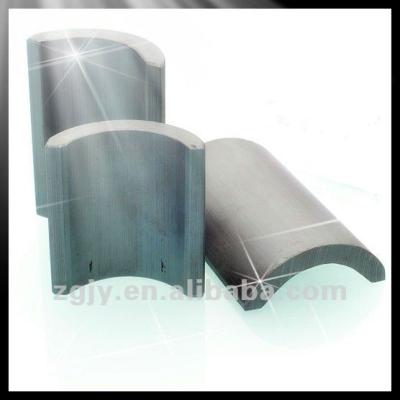 China Block Sintered Ferrite Magnet Dark Gray To Black Color Remanence Br 0.3 To 0.45 Tesla Designed For Magnetic Components And Industrial for sale