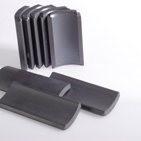 China Tile Shape OEM Strong Ferrite Magnet For Window Starter Motor for sale