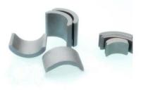 China Gym Permanet Sintered Ferrite Magnet Tiles Segments Pieces for sale