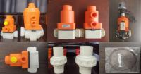 China Leak Proof Stable Plastic Diaphragm Valve Lightweight Gas Media for sale