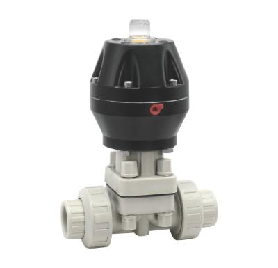 China Nontoxic Auto Plastic Diaphragm Valves Alkali Resistant Multipurpose for sale