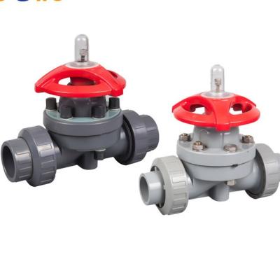 China Practical Anticorrosive Gas Diaphragm Valve , Abrasion Resistant Weir Type Valve for sale