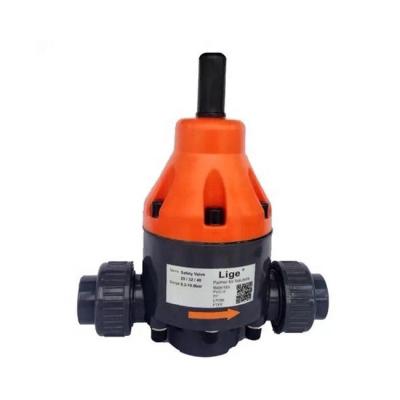 China ODM Multipurpose PVDF Diaphragm Valve Antiwear Back Pressure Control for sale