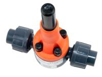China DN15 Back Pressure PVDF Diaphragm Valve For Water Stable Nontoxic for sale