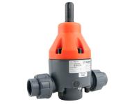 China PPH 2 Way Back Pressure Relief Valve , DN32 High Pressure Back Pressure Valve for sale
